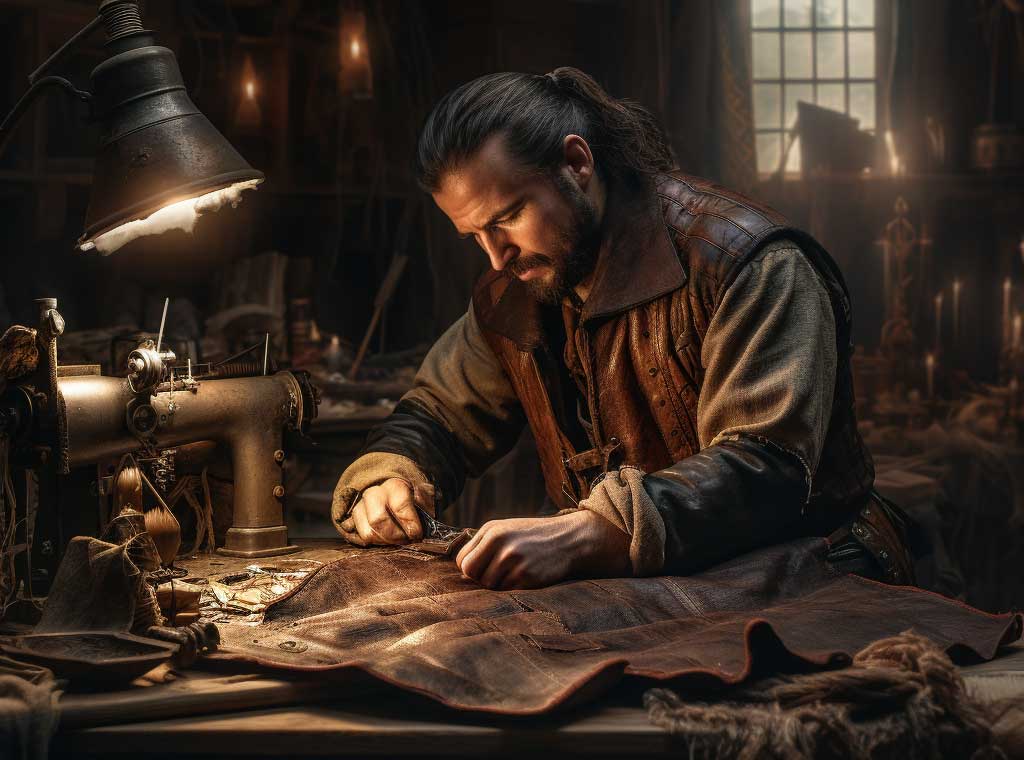 medieval leather work