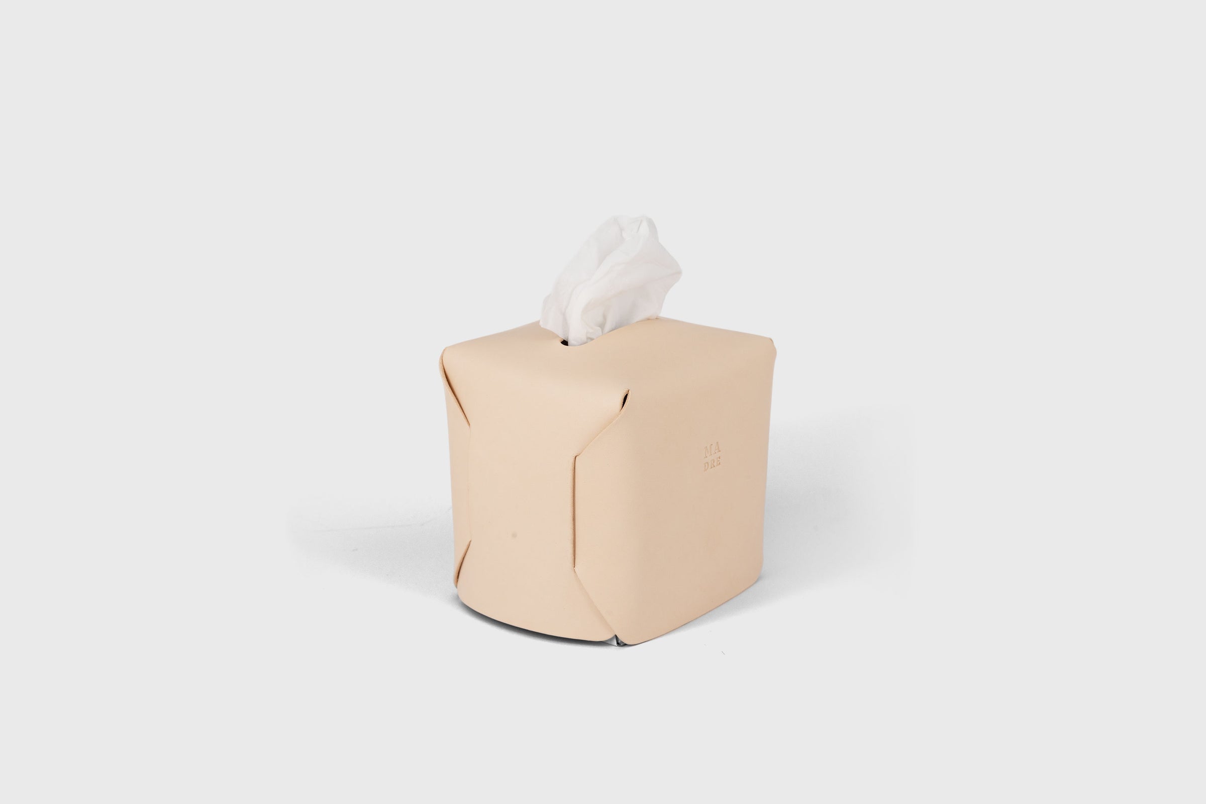 Tissue Box Cover Square Leather
